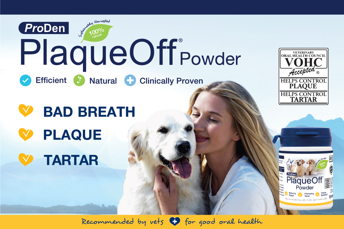 Plaque off - กำจัดกลิ่นปาก ลดหินปูนสัตว์เลี้ยงอย่างปลอดภัย